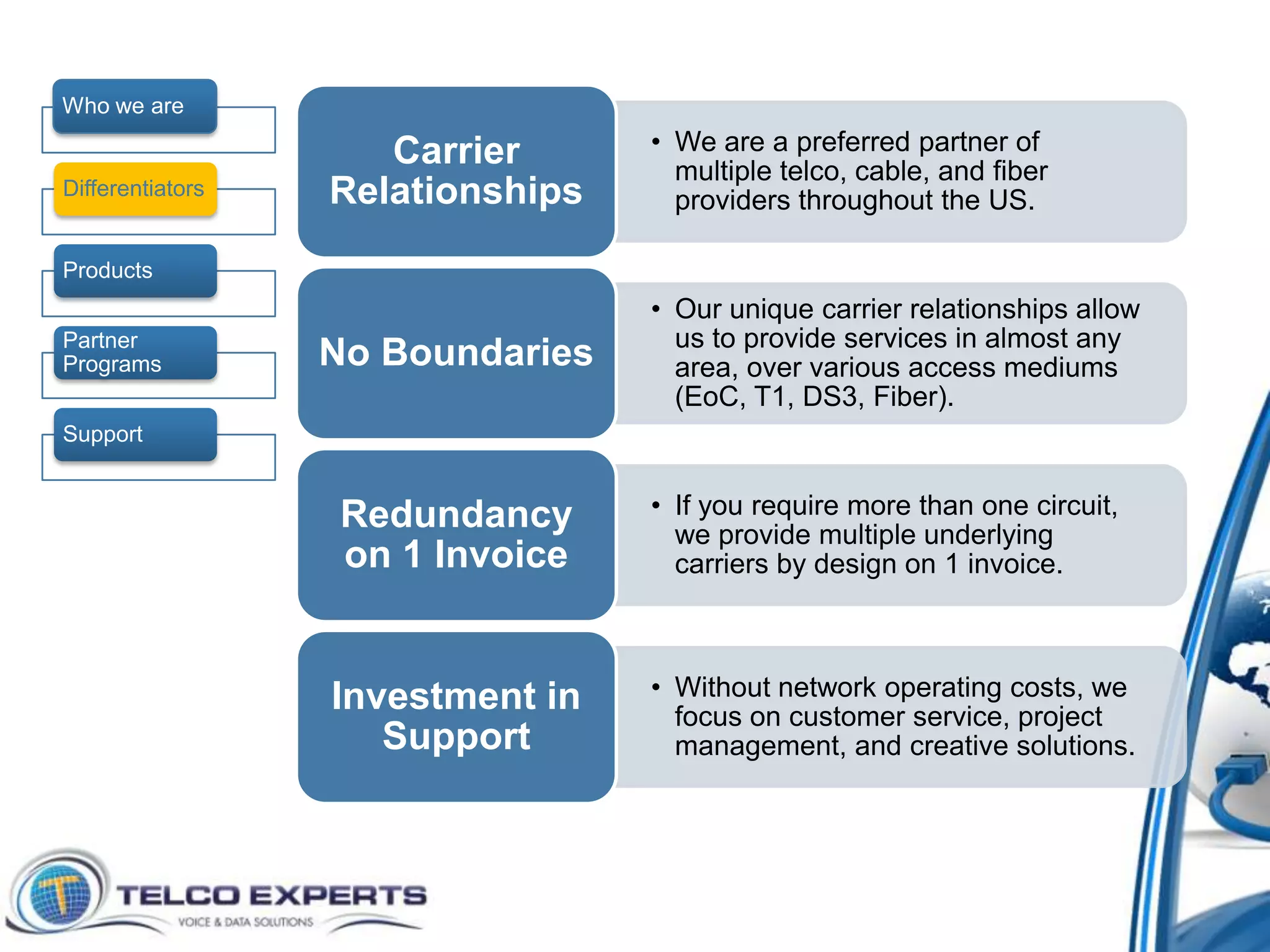 Telco Experts Partner Programs Ver2 | PPTX | IT and Internet Support ...