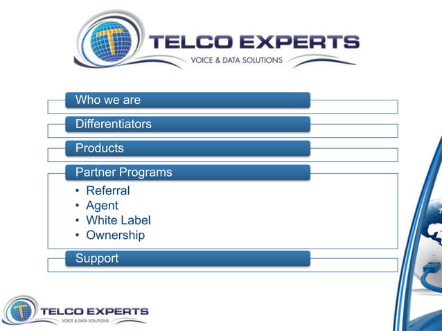 Telco Experts Partner Programs Ver2 | PPTX | IT and Internet Support ...