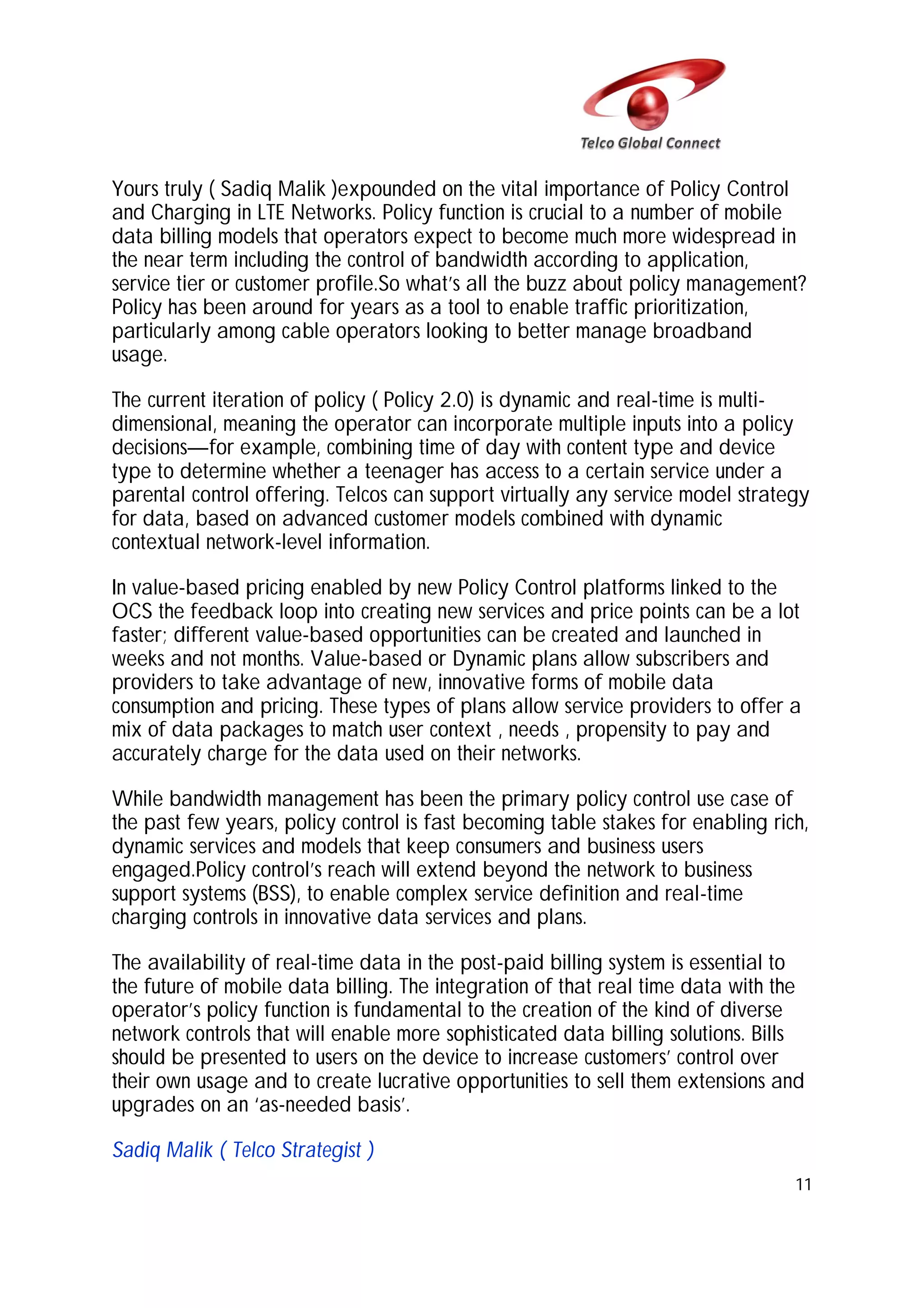 Telco Global Connect 4 | PDF