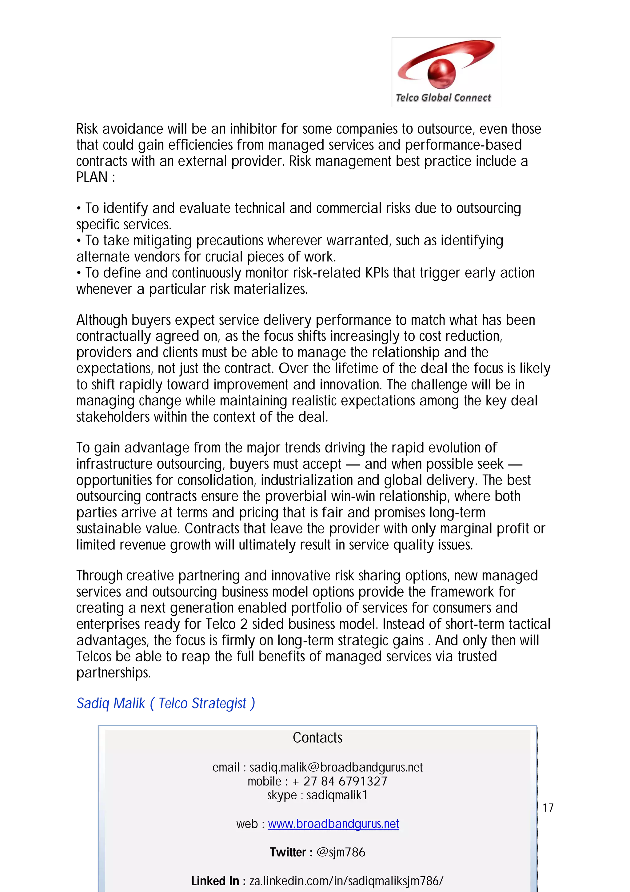 Telco Global Connect 4 | PDF