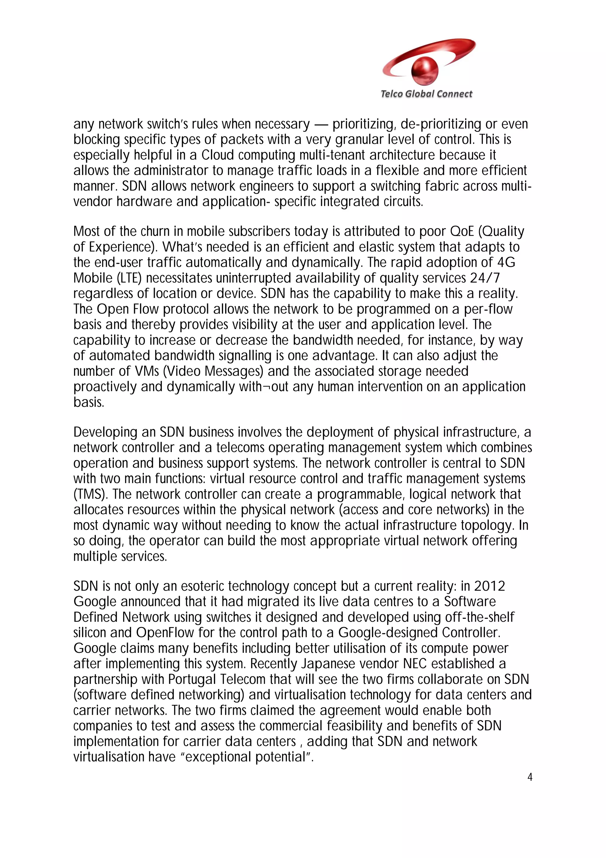 Telco Global Connect 4 | PDF