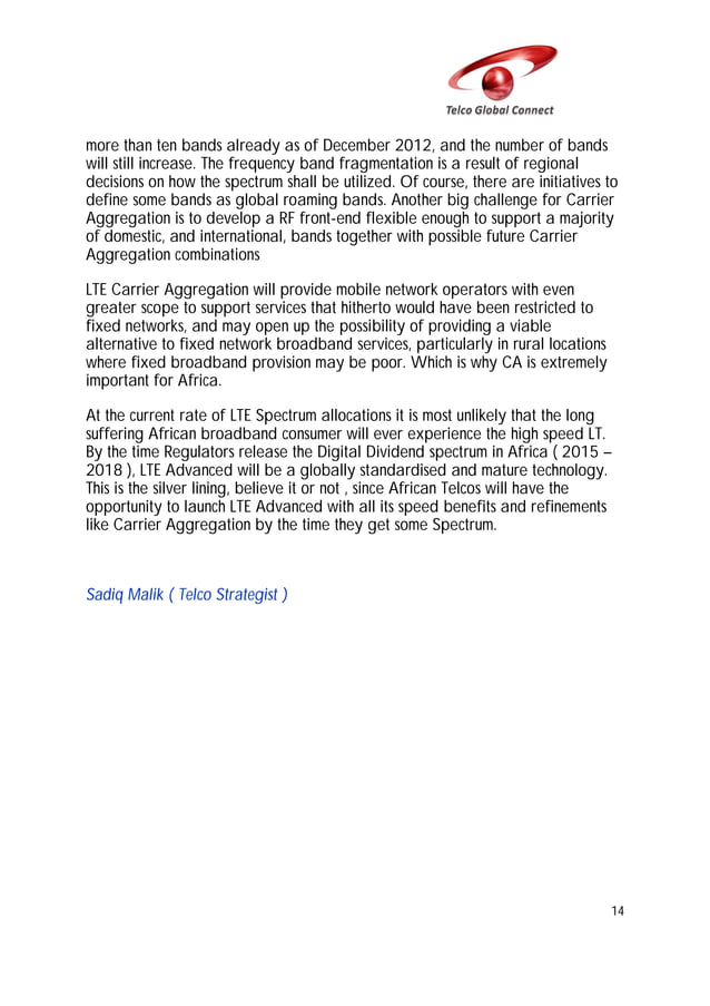 Telco Global Connect 4 | PDF