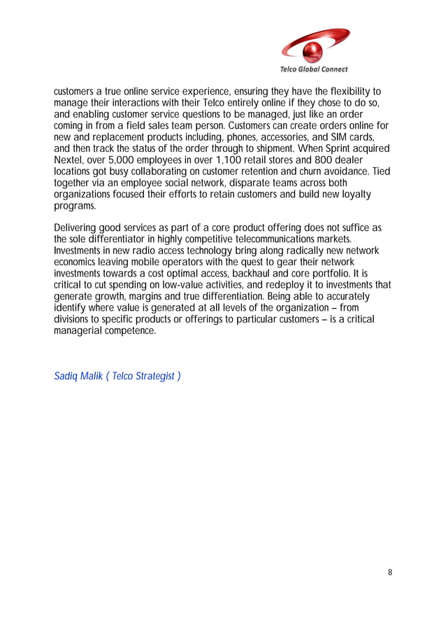 Telco Global Connect 4 | PDF