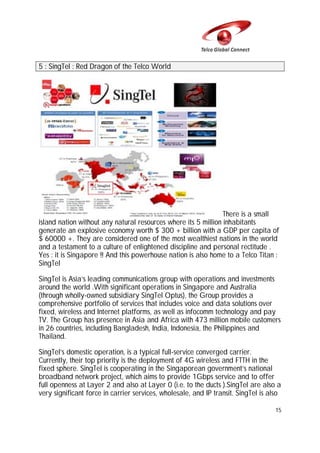 Telco Global Connect 5 | PDF | Telecommunications Industry | Industries