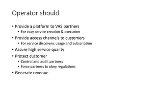 Inomera Cloud SDP - Telecom VAS Management | PPT