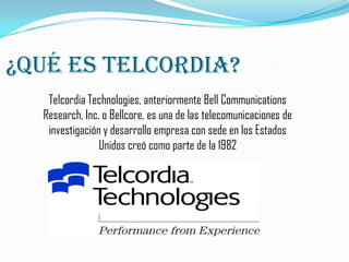 Telcordia | PPTX