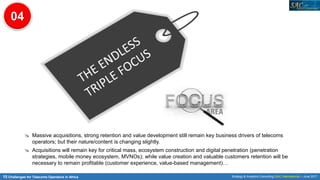 Challenges for Telecoms Operators in Africa | PPTX
