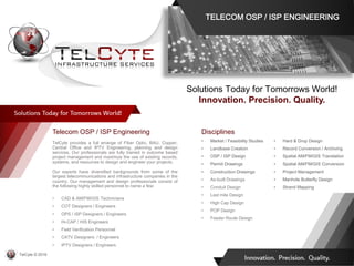 TelCyte - 2019 brochure | PPT