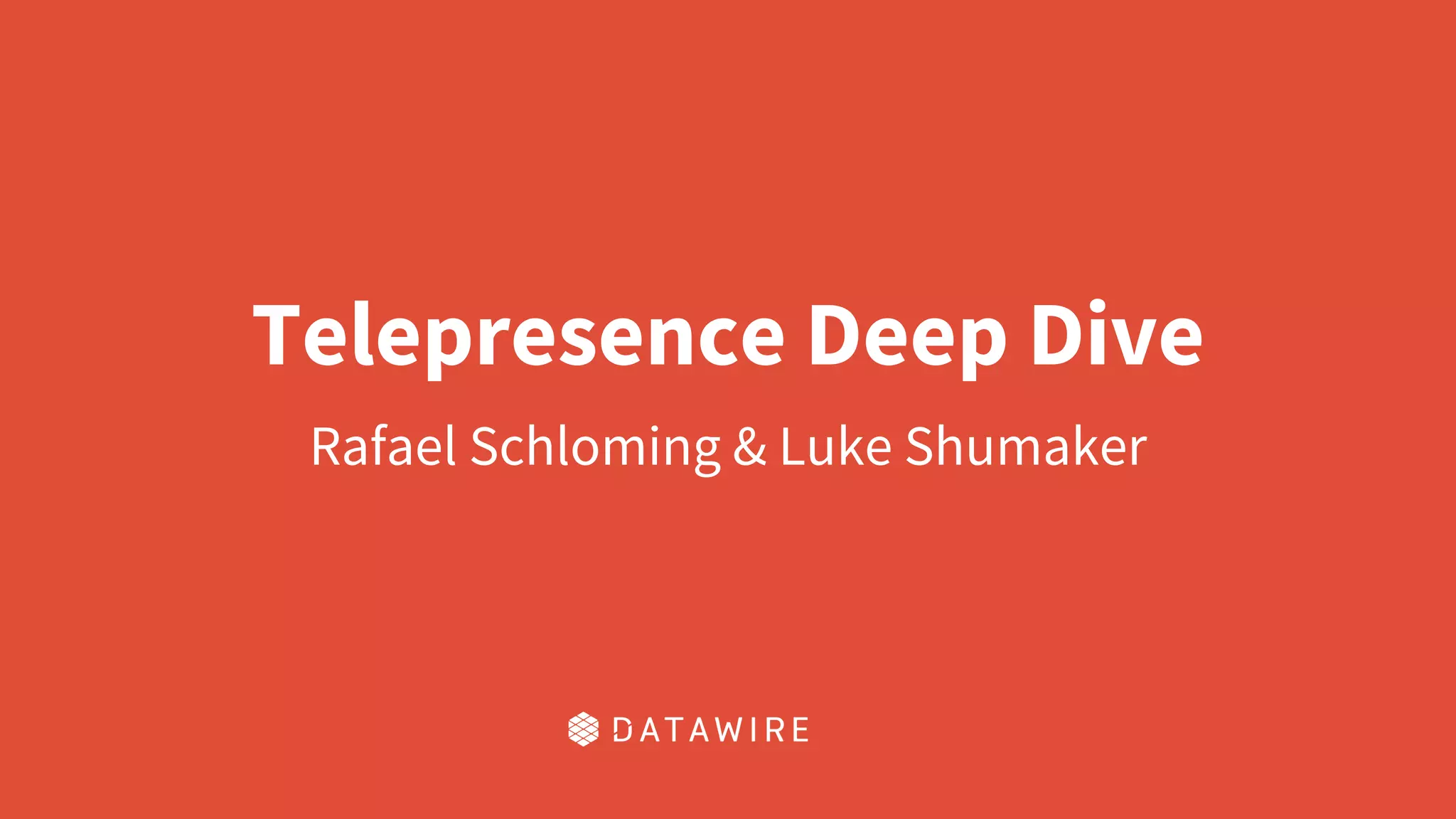[KubeCon NA 2018] Telepresence Deep Dive Session - Rafael Schloming ...