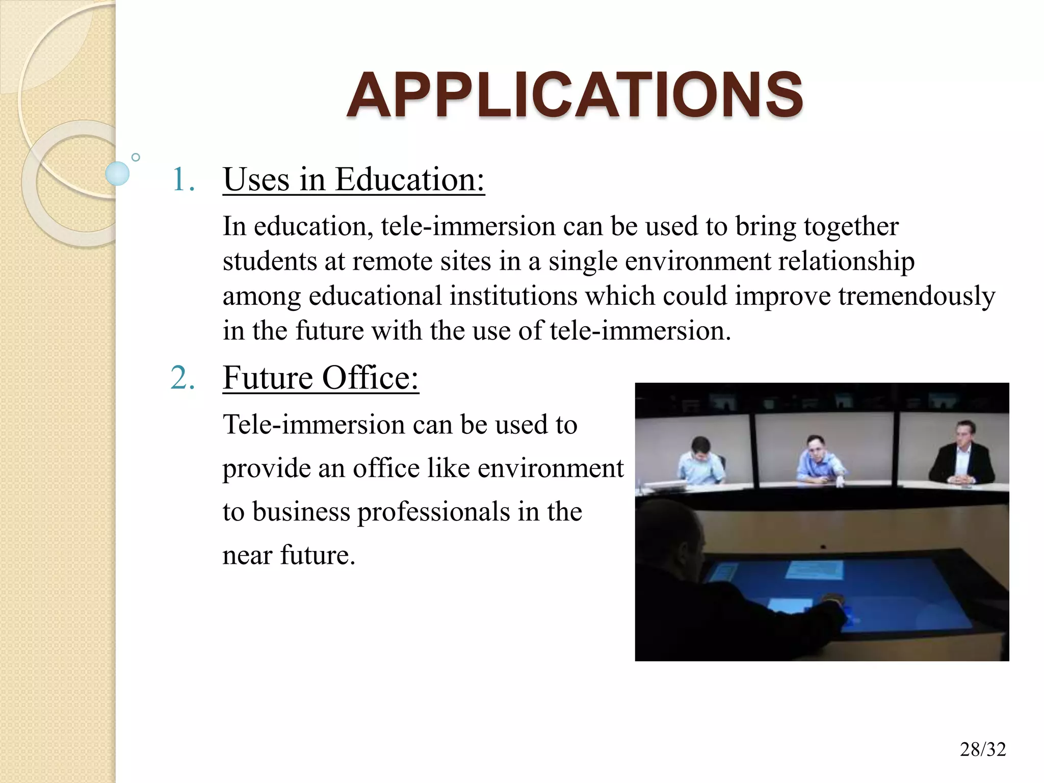 Tele immersion | PPTX