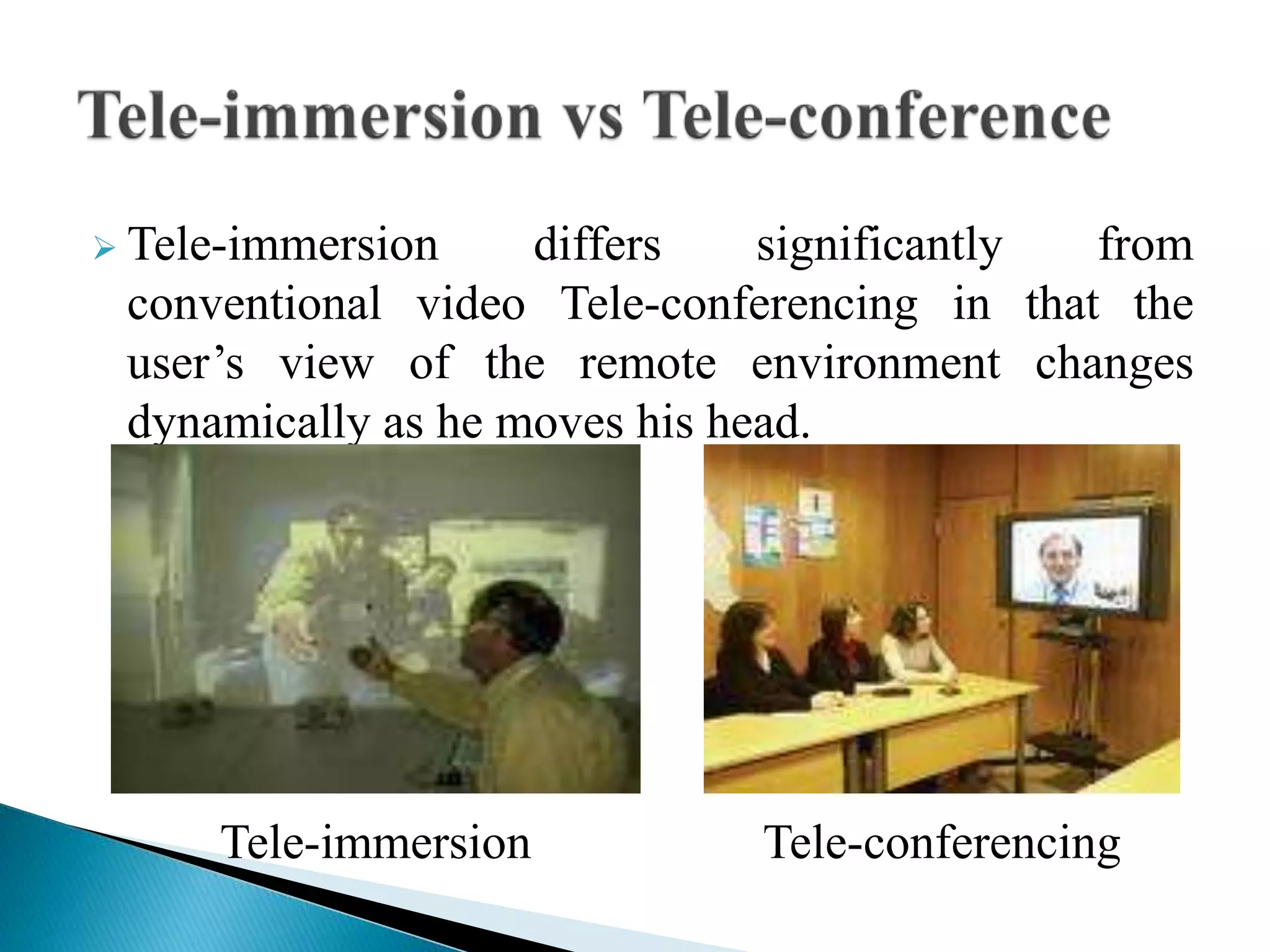 Tele immersion | PPTX