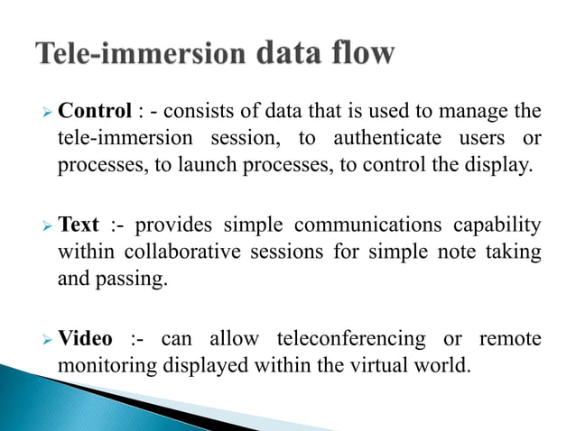 Tele immersion | PPTX