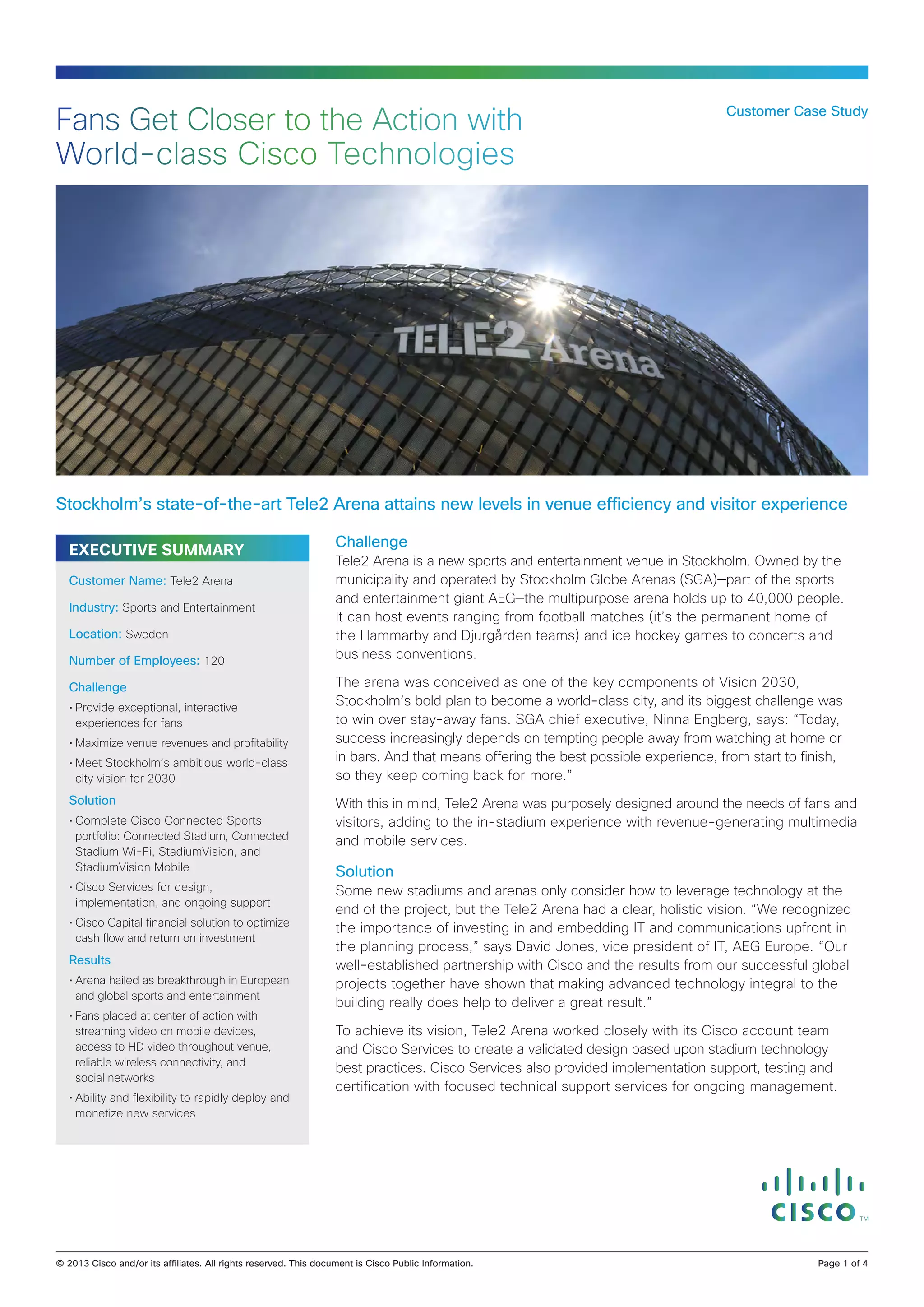 Tele 2 Arena | PDF