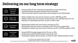 Tele2 Q3 2017 Presentation | PDF | Business Accounting & Finance | Business