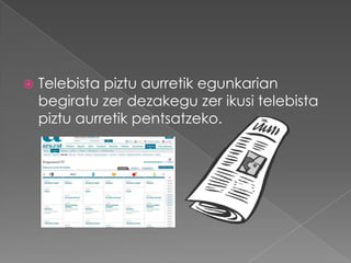 Telebista haurraren lagun onena | PPT