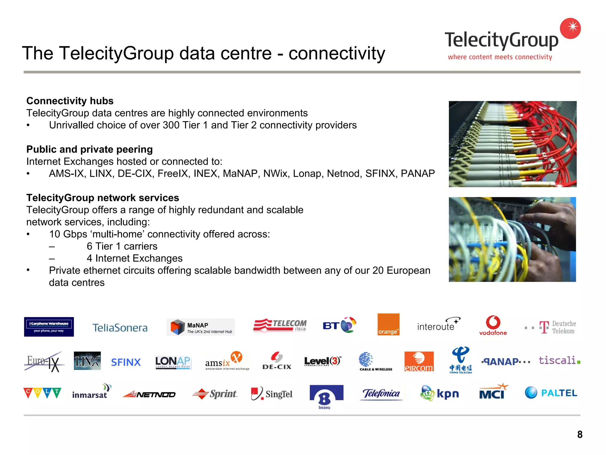 Telecity Group Corporate Overview 2009 | PPT