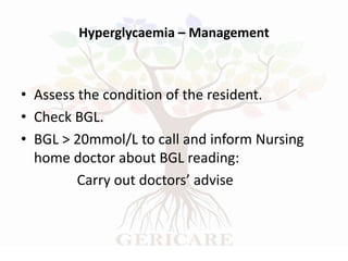 Diabetes Care in Nursing Homes | PPTX