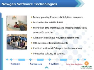 Newgen Solutions for Telecom | PPT
