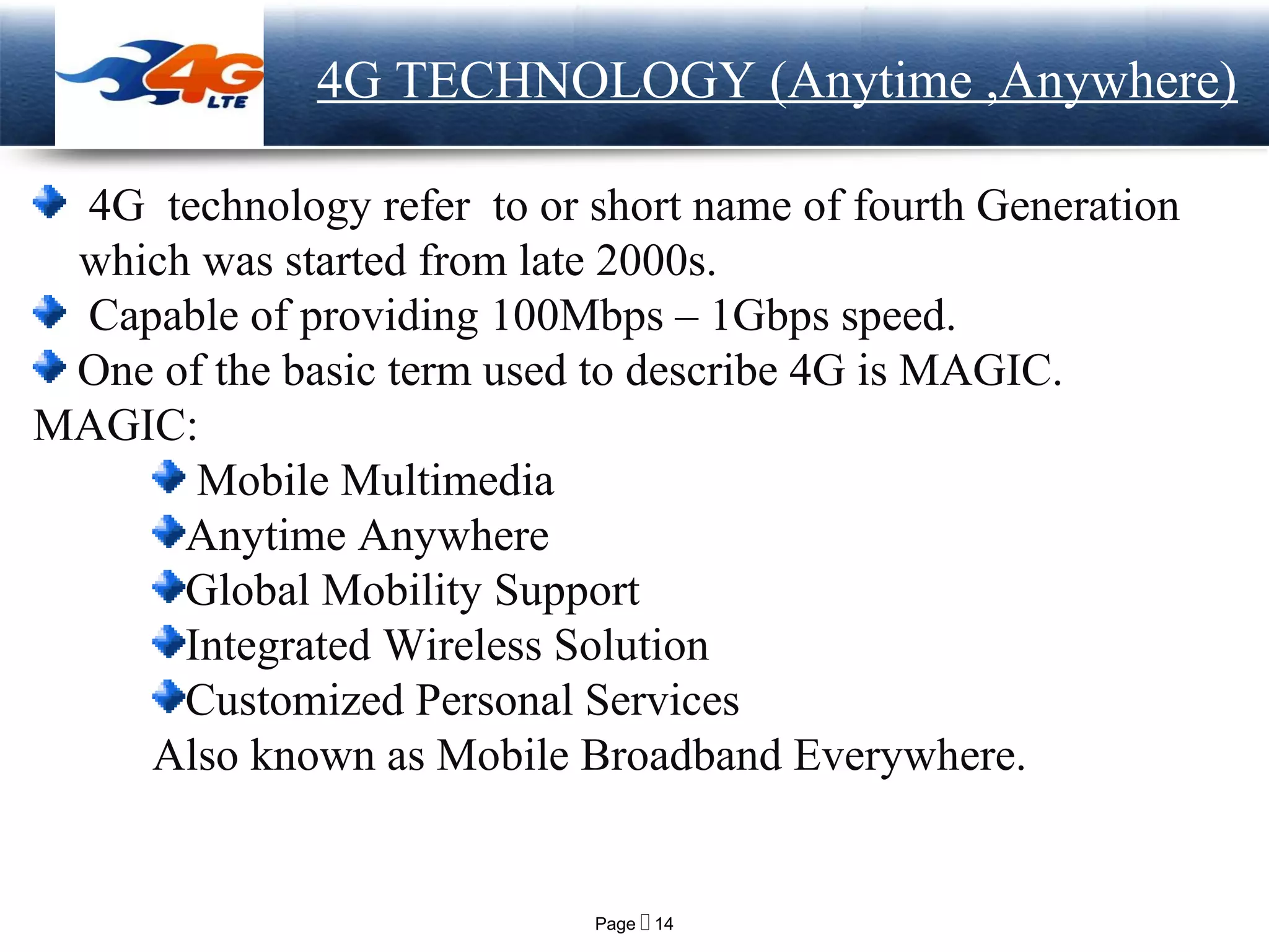 1G, 2G, 3G, 4G, 5G. Best topic for telecom presentation | PPT