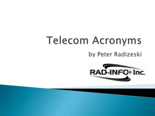 Telecom Acronyms | PPTX