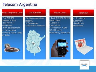 Telecom argentina datacenters | PDF | Telecommunications Industry ...