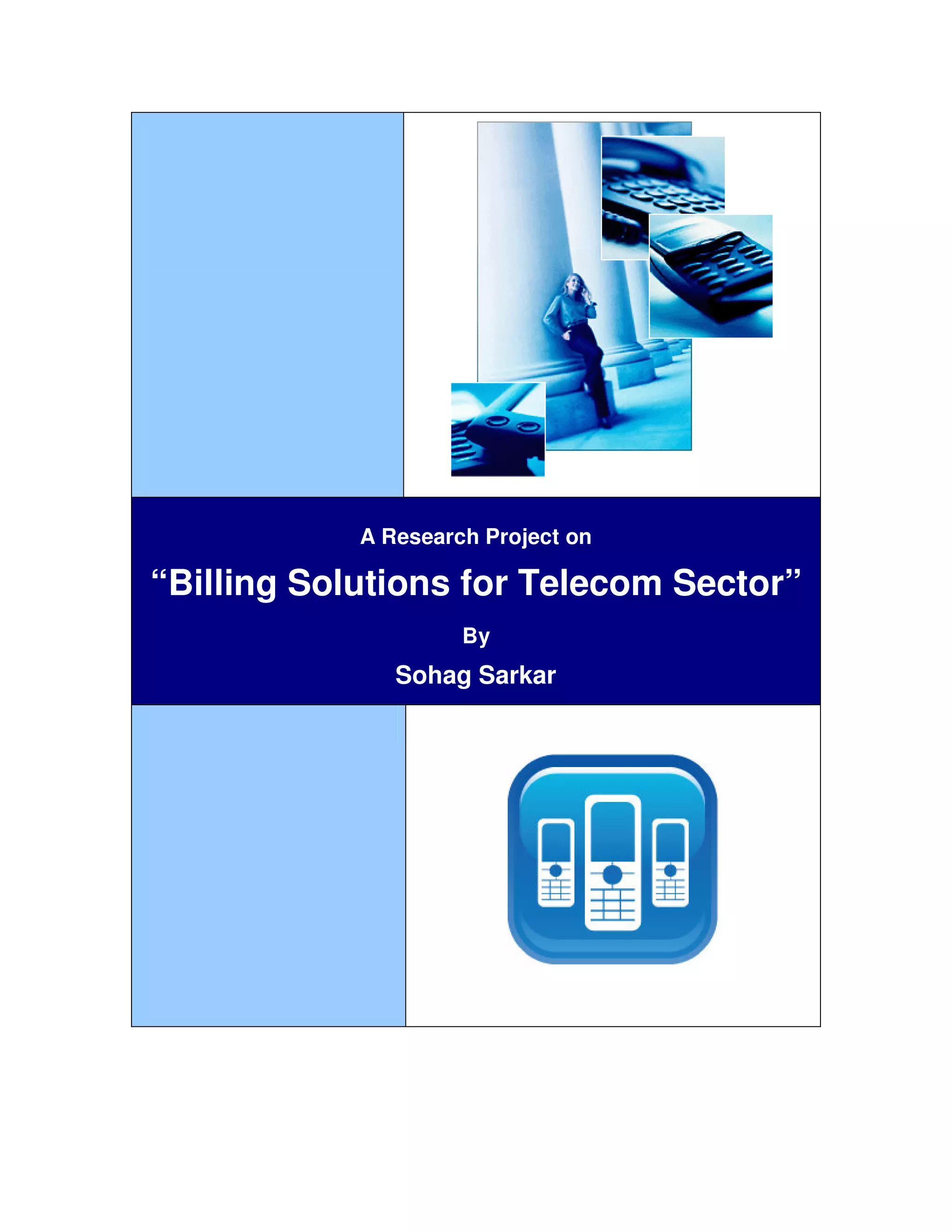 Telecom Billing Solutions By Sohag Sarkar | PDF