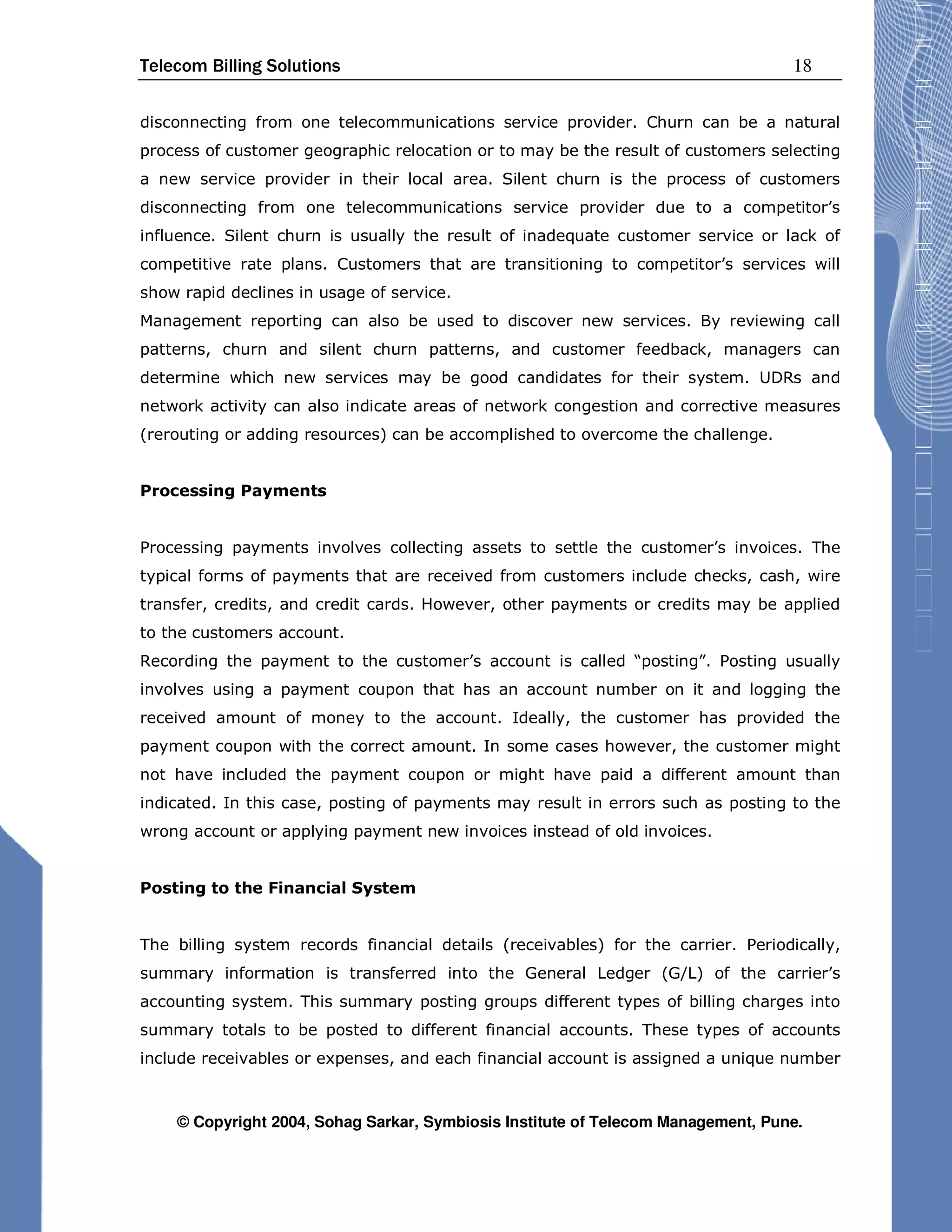 Telecom Billing Solutions By Sohag Sarkar | PDF