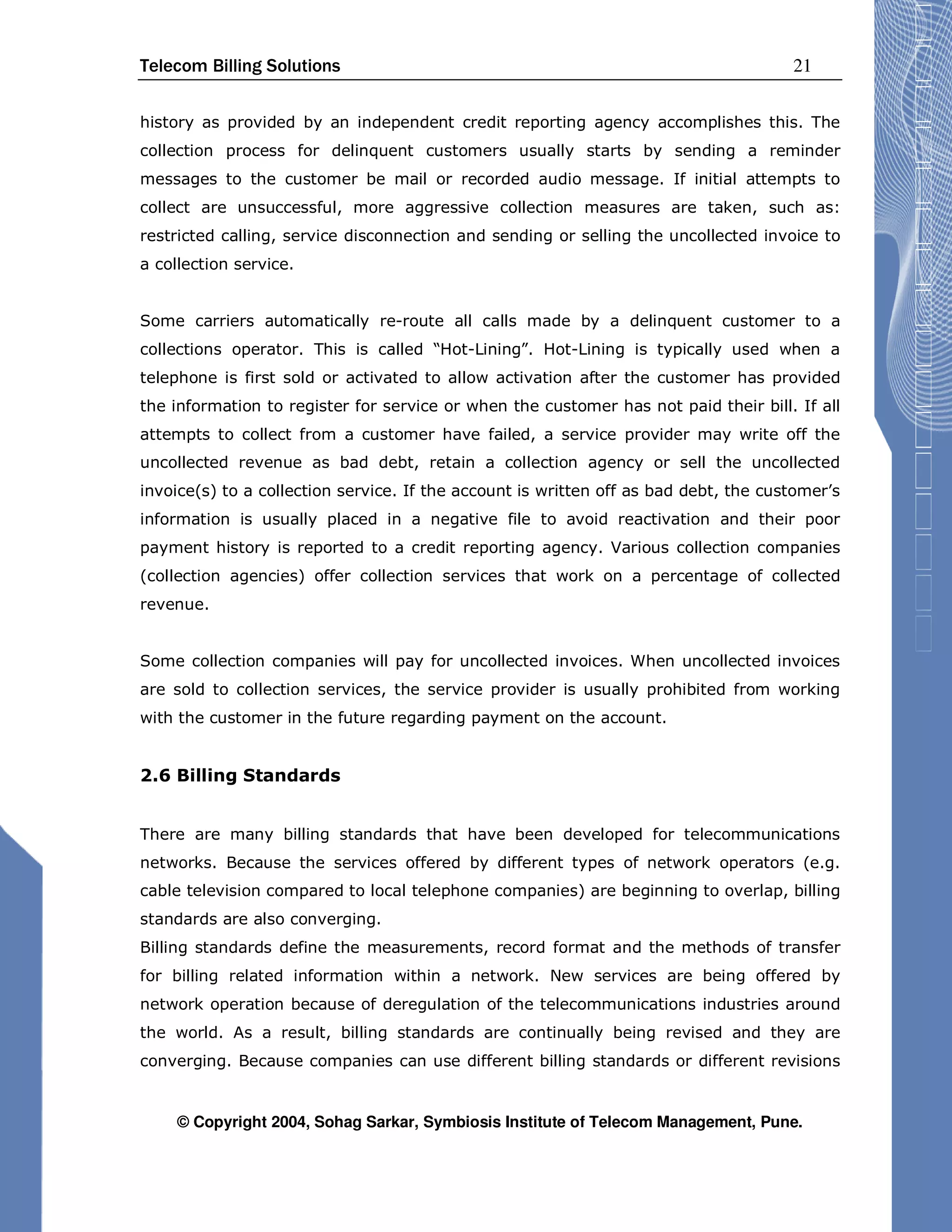 Telecom Billing Solutions By Sohag Sarkar | PDF