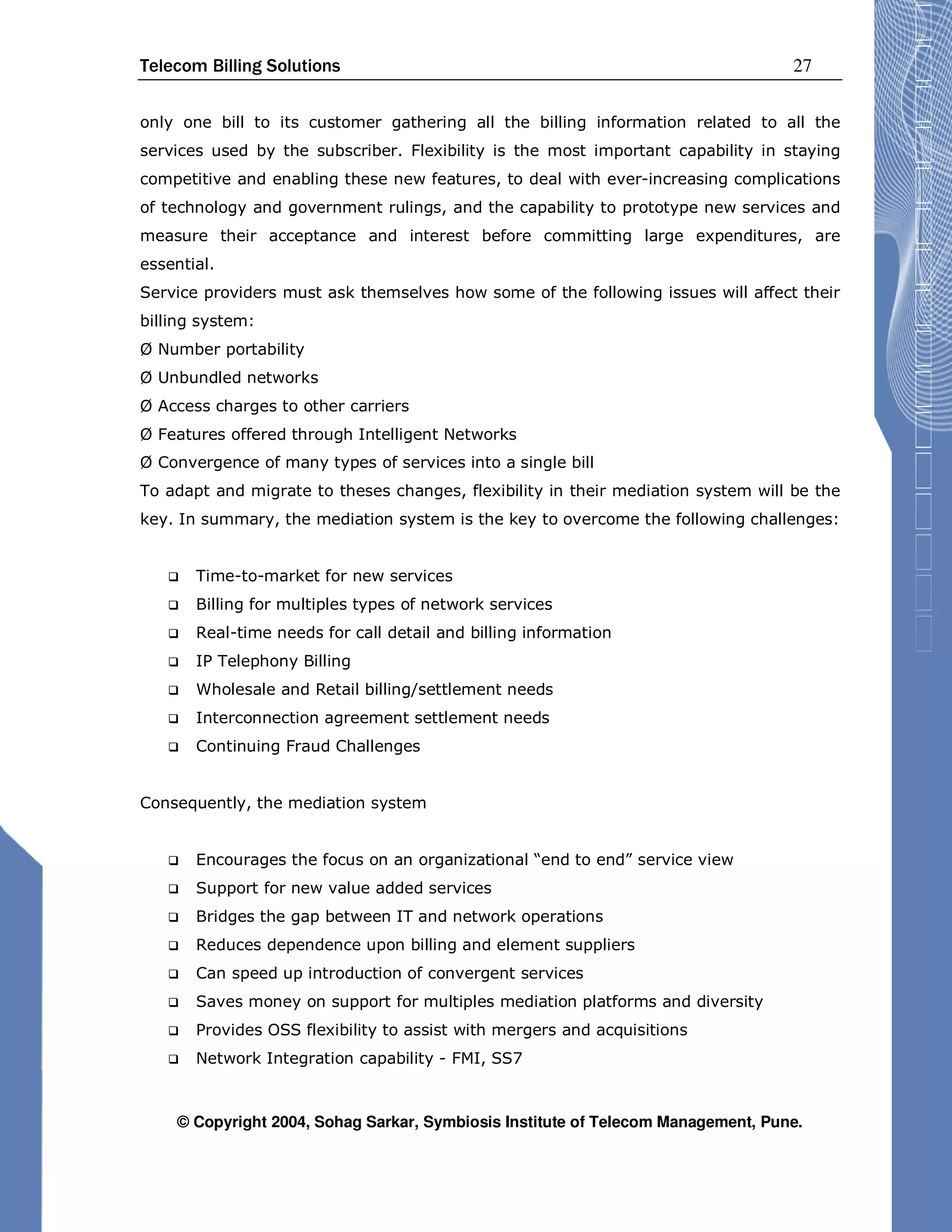 Telecom Billing Solutions By Sohag Sarkar | PDF