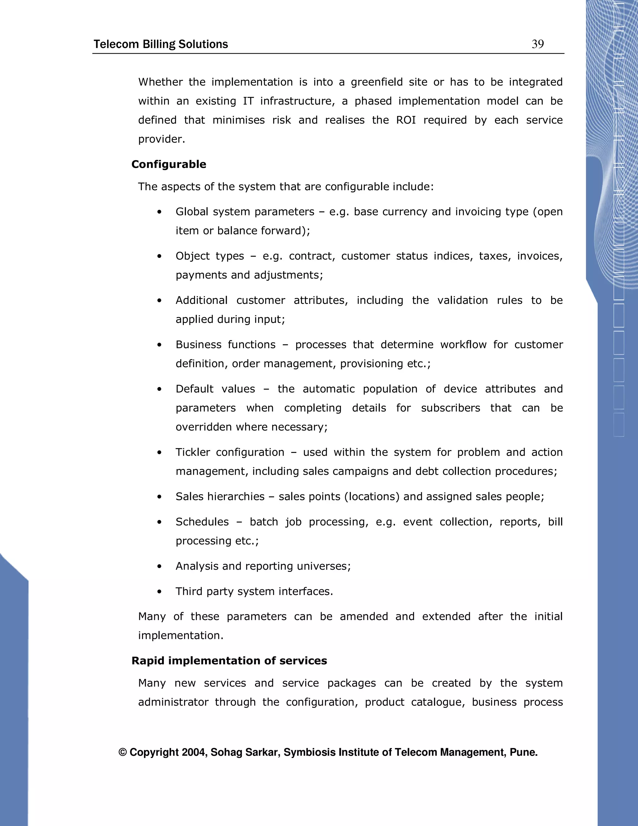 Telecom Billing Solutions By Sohag Sarkar | PDF