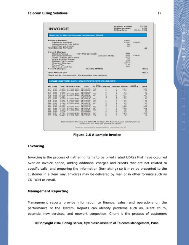 Telecom Billing Solutions By Sohag Sarkar | PDF