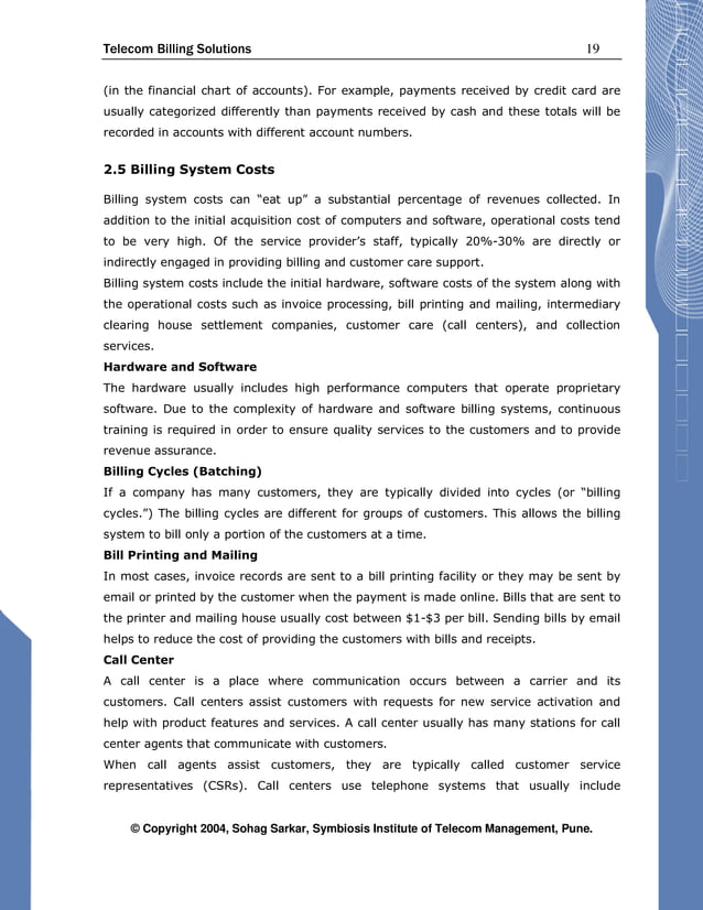 Telecom Billing Solutions By Sohag Sarkar | PDF