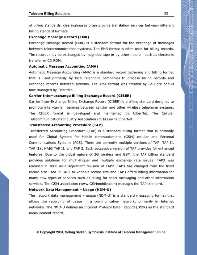 Telecom Billing Solutions By Sohag Sarkar | PDF