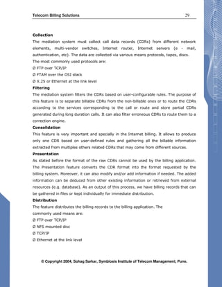 Telecom Billing Solutions By Sohag Sarkar | PDF