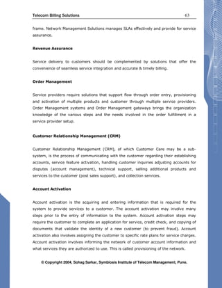 Telecom Billing Solutions By Sohag Sarkar | PDF