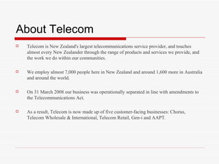 Telecom, business studies | PPT