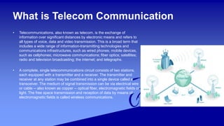 Telecom Communication (1).pdf | Computer Networking | Computing
