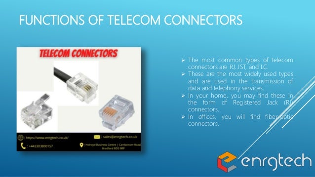 Telecom connectors | PPTX