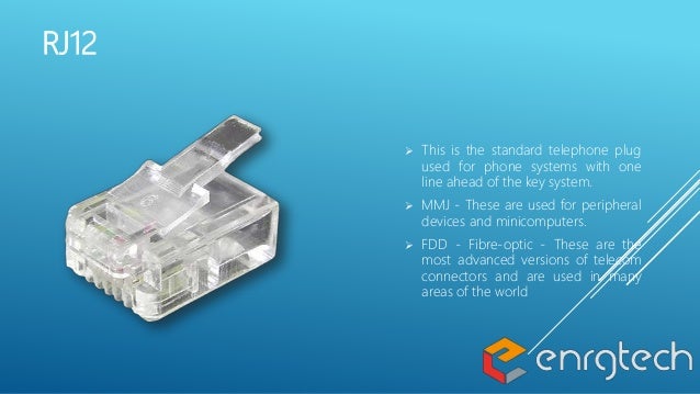 Telecom connectors | PPTX