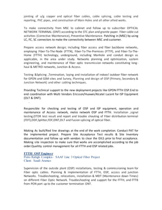 Telecom Instument engineer | PDF