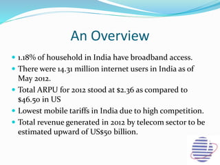 Telecom expansion in india 1 | PPTX