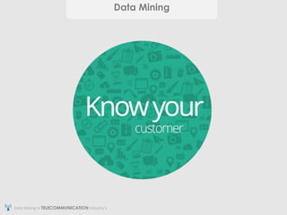 Data Mining in telecommunication industry | PPTX