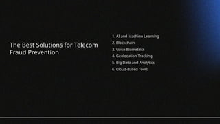 Telecom Fraud Prevention Guide | Hyperlink InfoSystem | PPTX