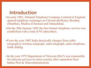 Telecom Industry | PPTX