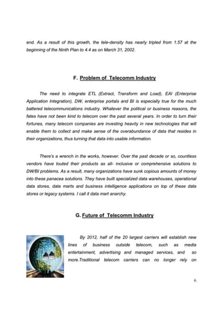 Telecom industry | PDF