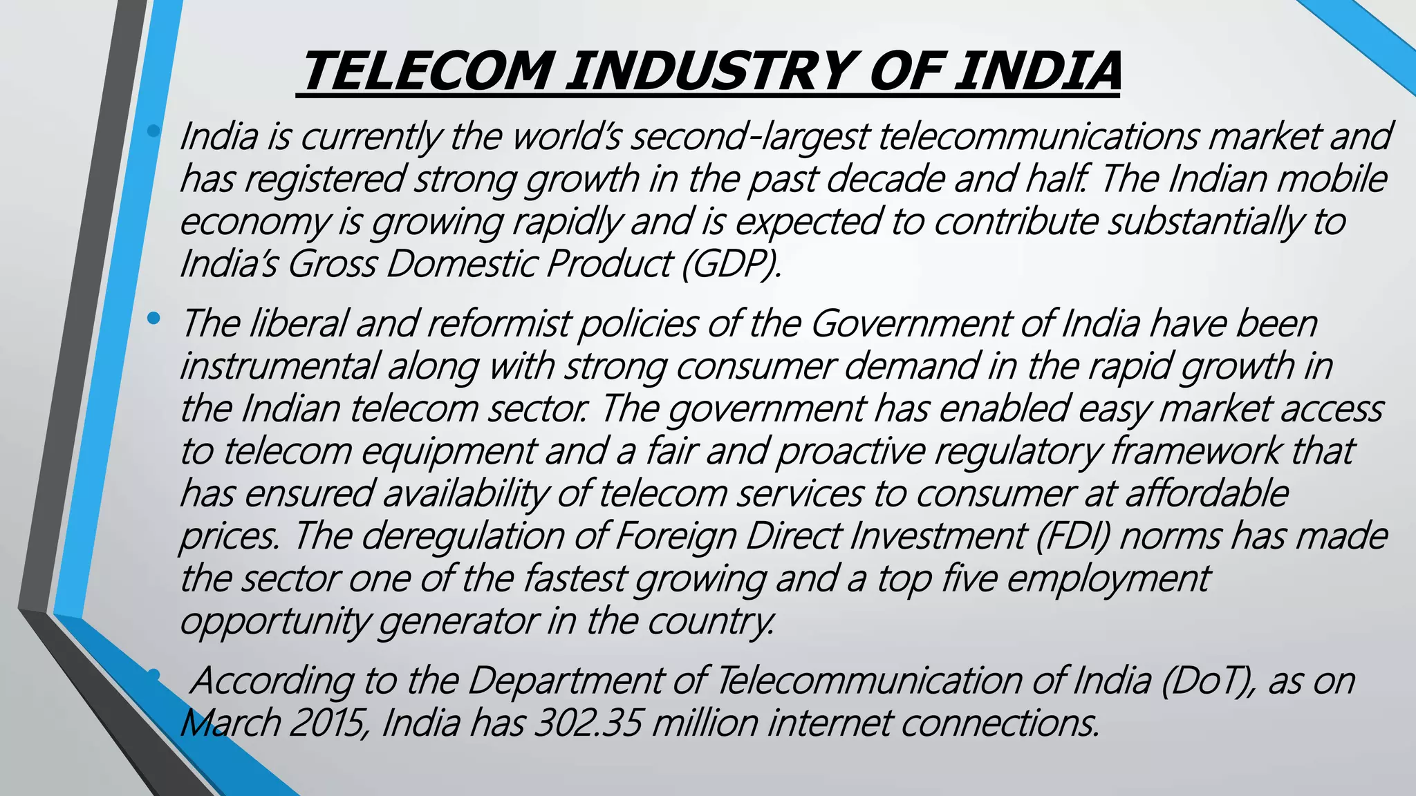 Telecom industry | PPT