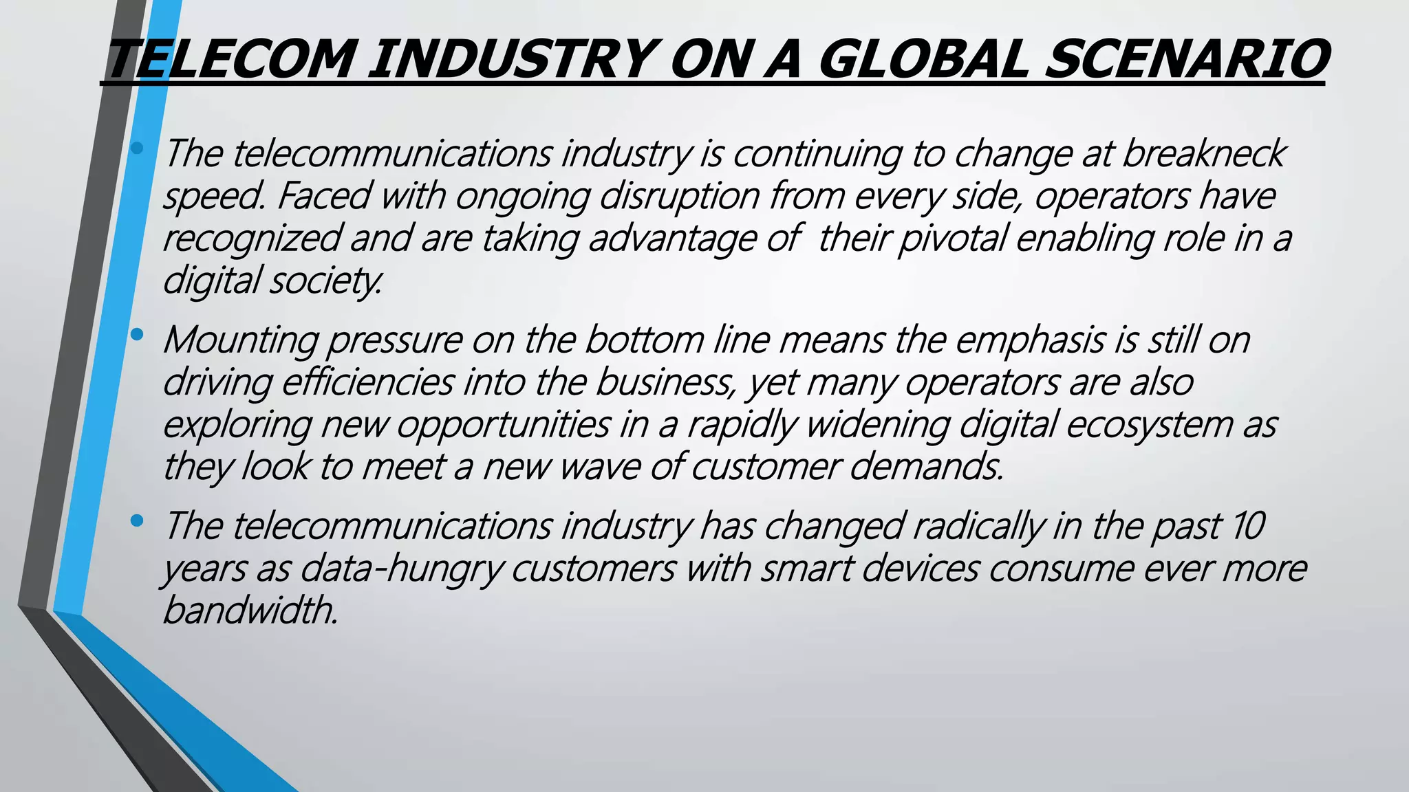 Telecom industry | PPT