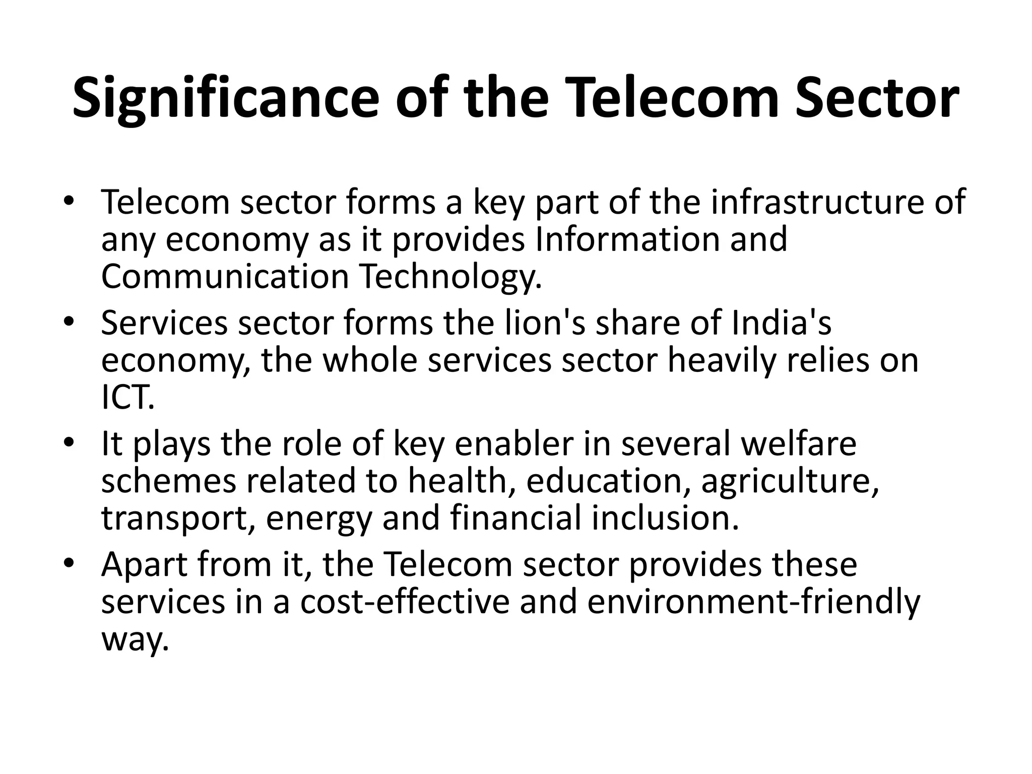 Telecom Industry Crisis | PPT