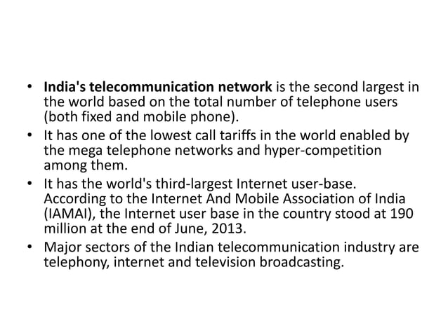 Telecom interface | PPT