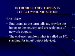 Telecom lect 2 | PPT